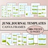 Junk Journal Templates Mini Junk Journal Kit Pockets Junk Journal Folio ...