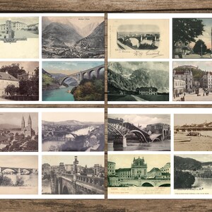 Postcard Ephemera for Junk Journals, Postcards Junk Journal Ephemera ...