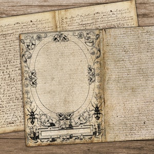 Journal Pages, Vintage Junk Journal Old Paper Bundle, Junk Journal ...