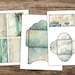 Ocean Junk Journal Kit Blue Junk Journal Pages Tags Sea Nautical ...