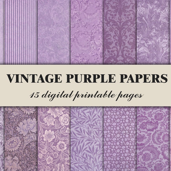 Purple Scrapbook - Etsy
