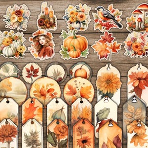 Autumn Junk Journal Kit Fall Junk Journal Ephemera Fall Printables ...