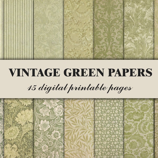 Green Scrapbook - Etsy