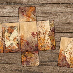 Fall Junk Journal Folio Kit Autumn Junk Journal Ephemera Printable Tags ...
