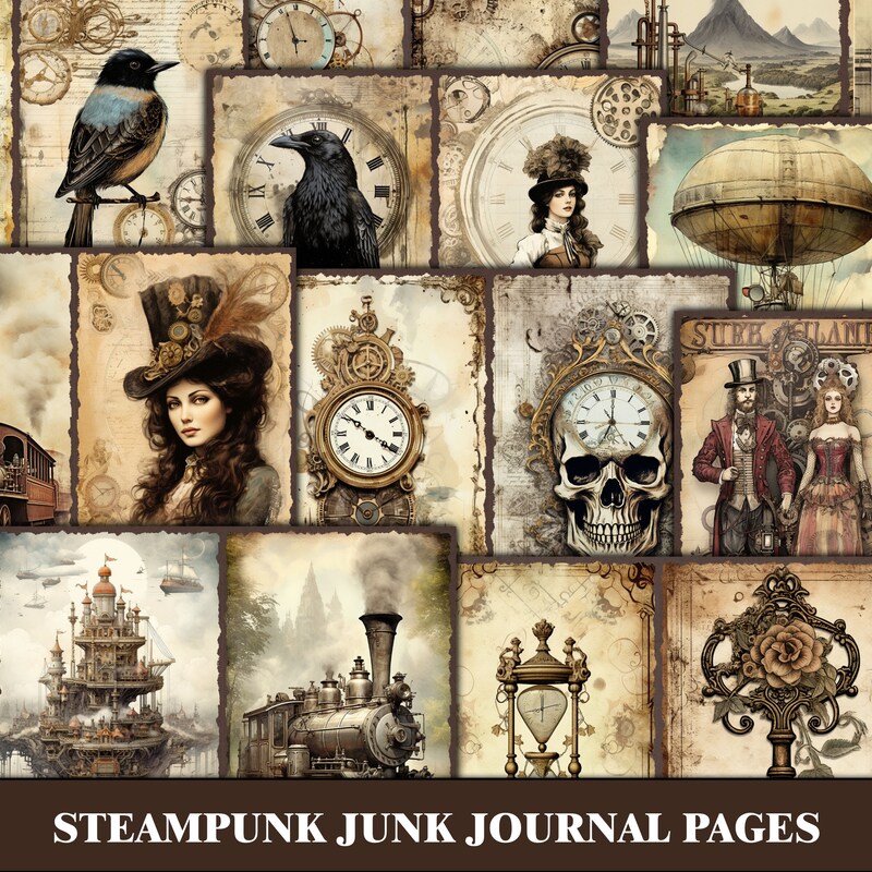 Steampunk Ephemera - Etsy