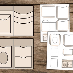 Junk Journal Templates Mini Junk Journal Kit Pockets Junk Journal Folio ...