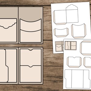 Junk Journal Templates Mini Junk Journal Kit Pockets Junk Journal Folio ...