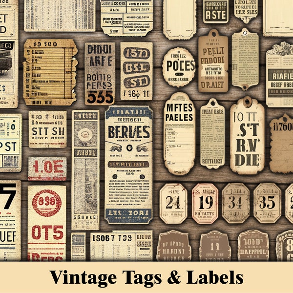 Scrapbooking Tags - Etsy