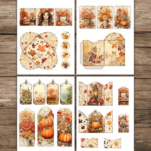 Autumn Junk Journal Kit Fall Junk Journal Ephemera Fall Printables ...