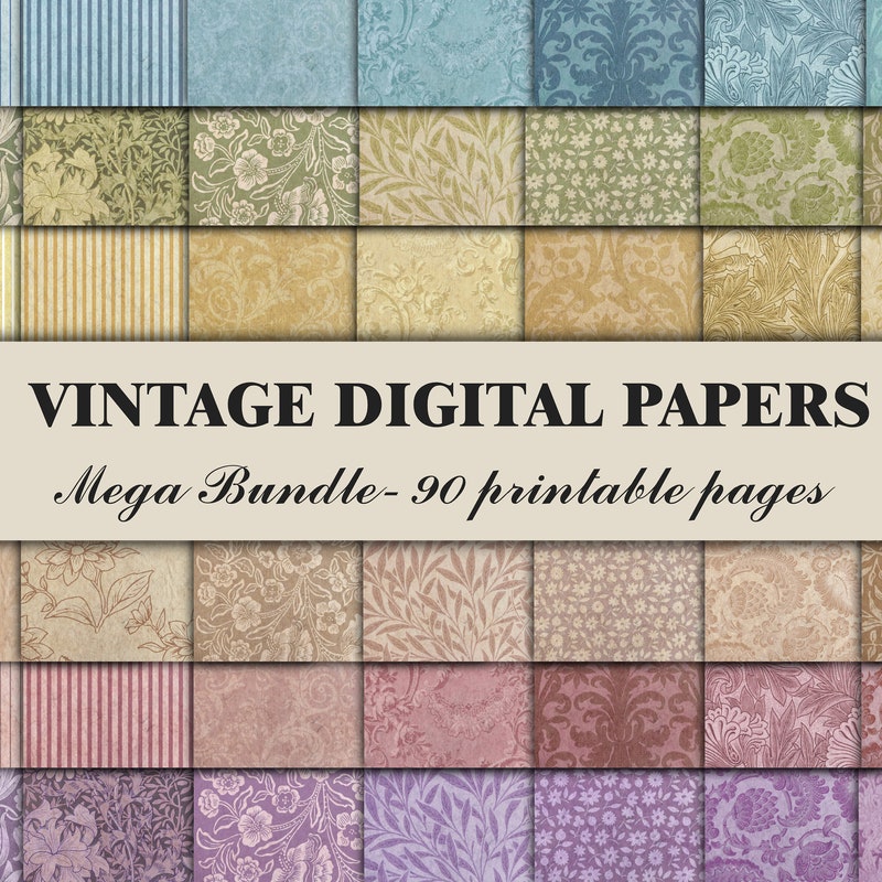 Digital Scrapbook Paper - Etsy