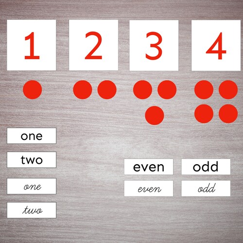 Number Rods Montessori Math Material Extension Activity - Etsy