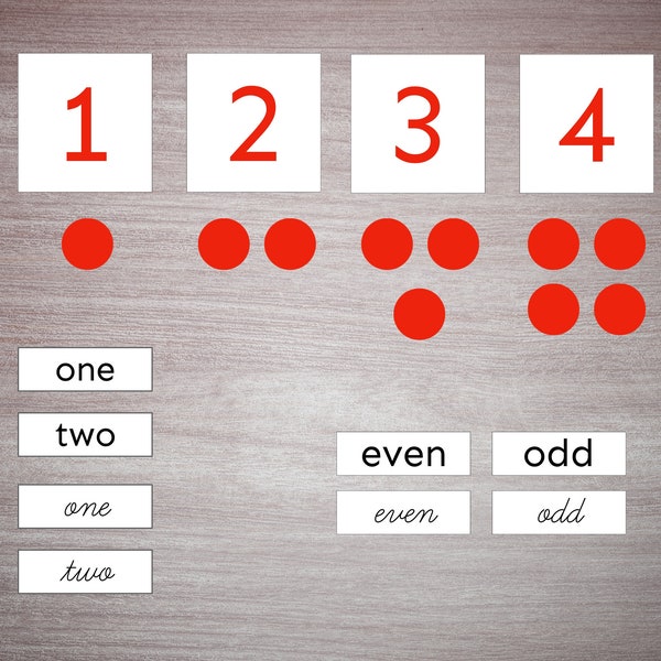 Montessori Math Etsy