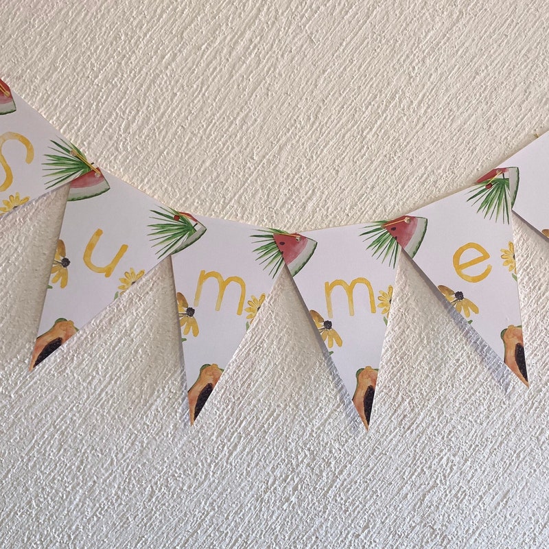 Summer Bunting - Etsy
