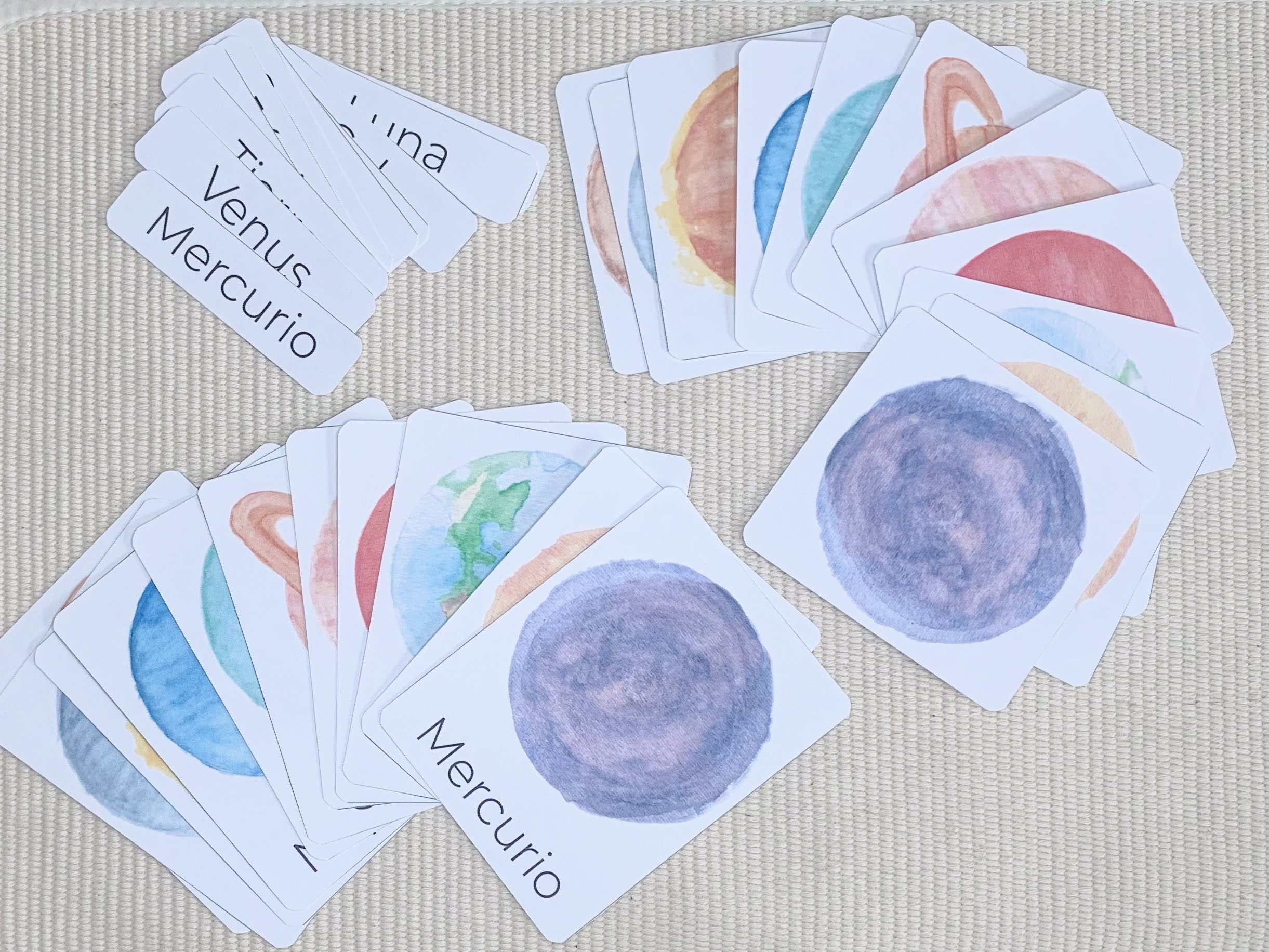 Spanish Solar System Bundle, Planets, Homeschool, Montessori, Sistema ...