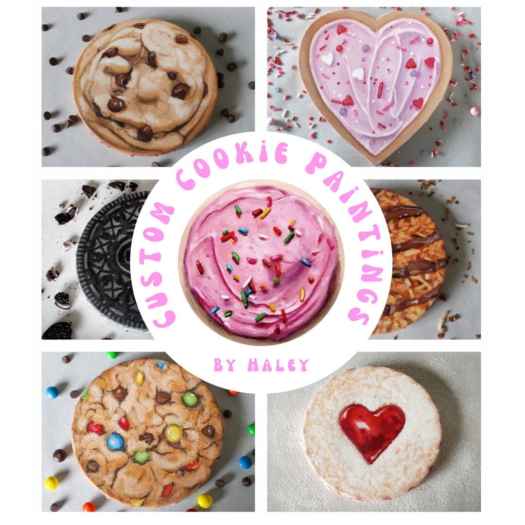 Custom Realistic Cookie Paintings. - Etsy