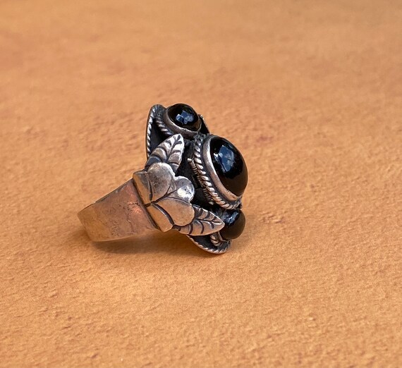 Vintage Taxco Poison adjustable ring - Gem