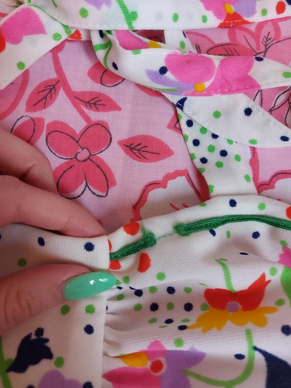 Vintage 70s does 50s Diolen Loft Mini Dress - Gem