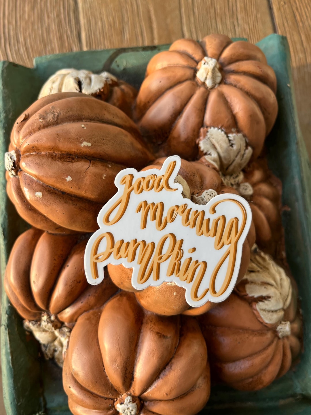 Good Morning Pumpkin Sticker - Etsy