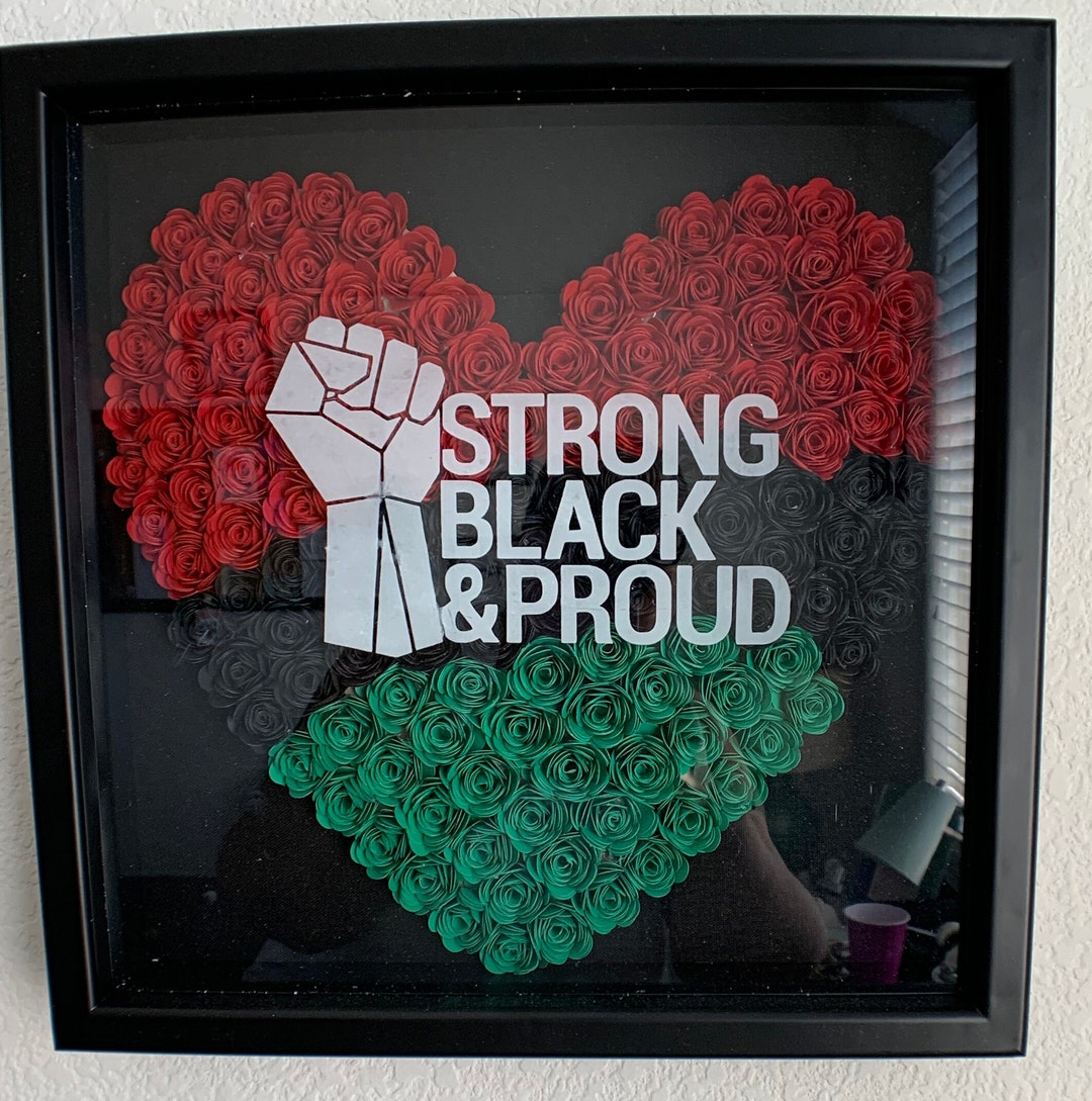 African American Shadow Box - BLM - Black Lives Matter - Black Owned ...