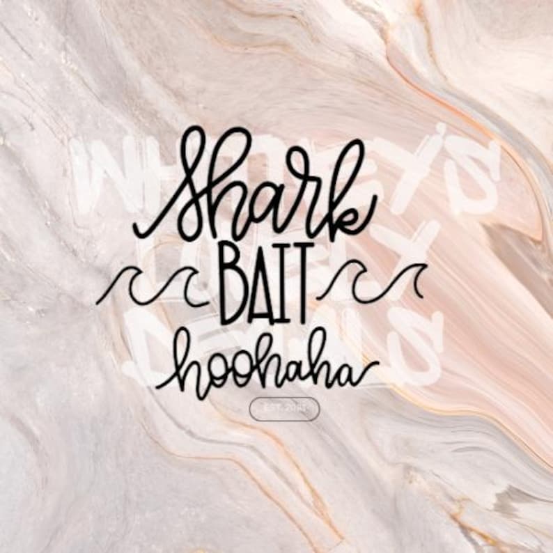 Shark Bait Permanent Vinyl Decal - Etsy