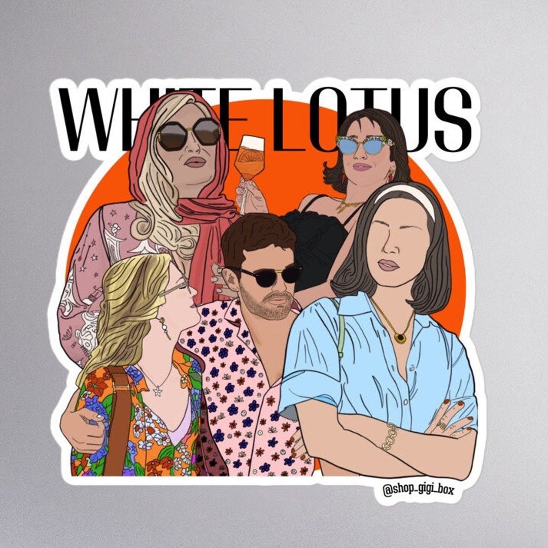 White Lotus Season 2 Sticker - Etsy