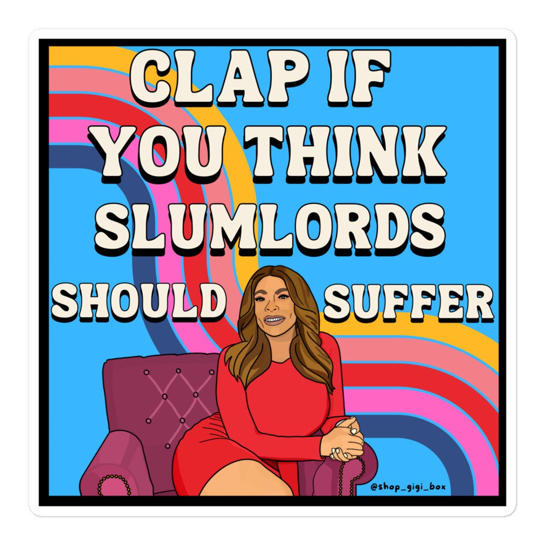 Wendy Williams Landlord Sticker - Etsy