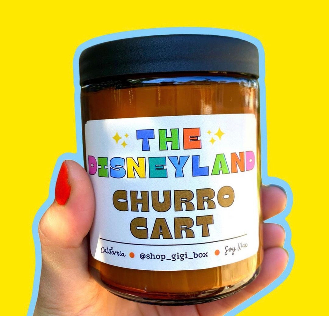 Disneyland Churro Cart Candle - Etsy