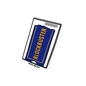 Blockbuster Sticker - Etsy