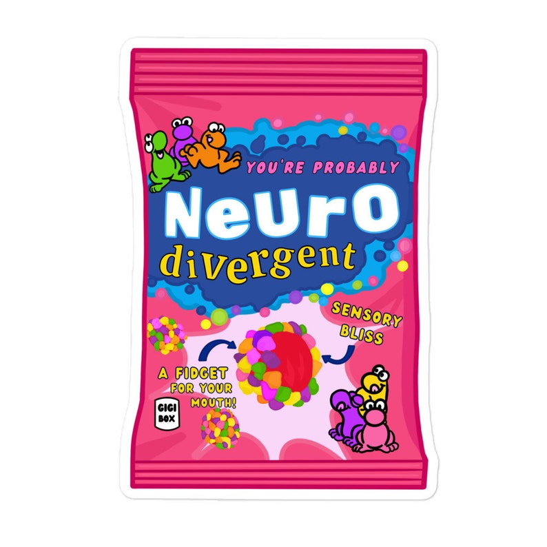 Nerds Clusters Neurodivergent Sticker - Etsy