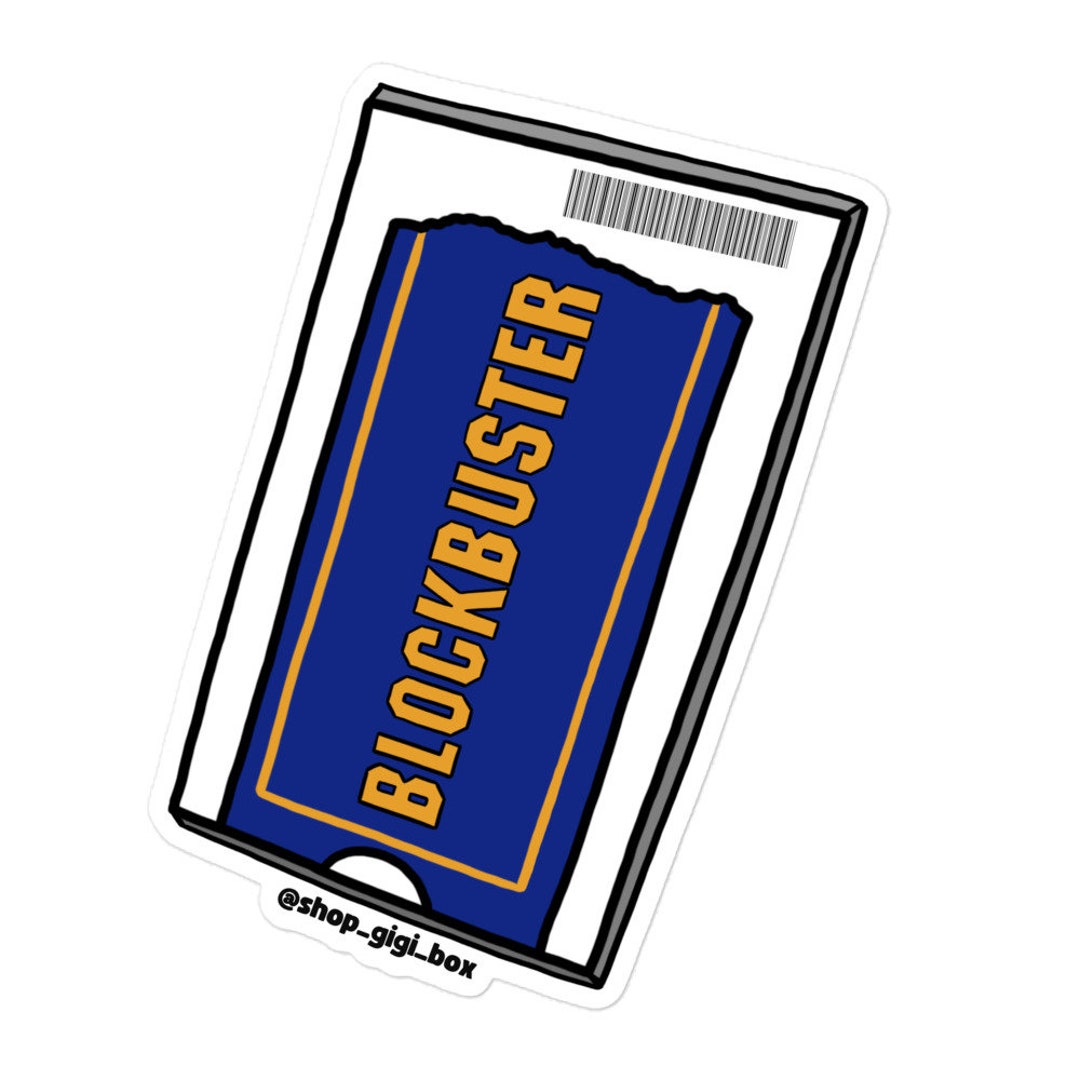Blockbuster Sticker - Etsy