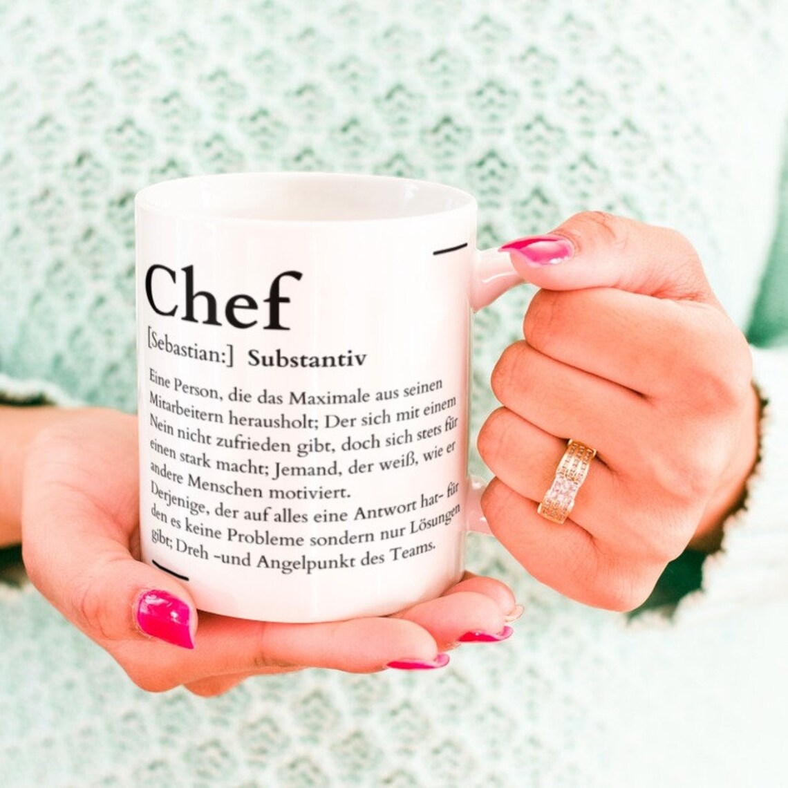 Tasse für den Chef Definition Synonym Geschenk - Etsy.de