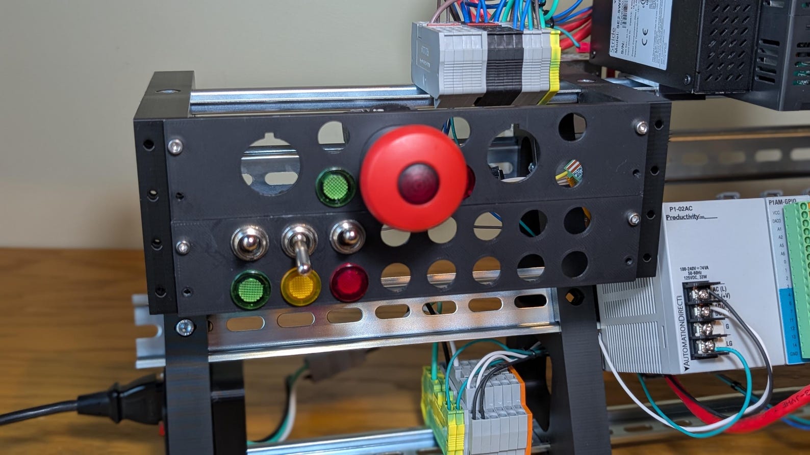 XL Desktop DIN Rail PLC Trainer / Test Stand With Operator Panels! - Etsy