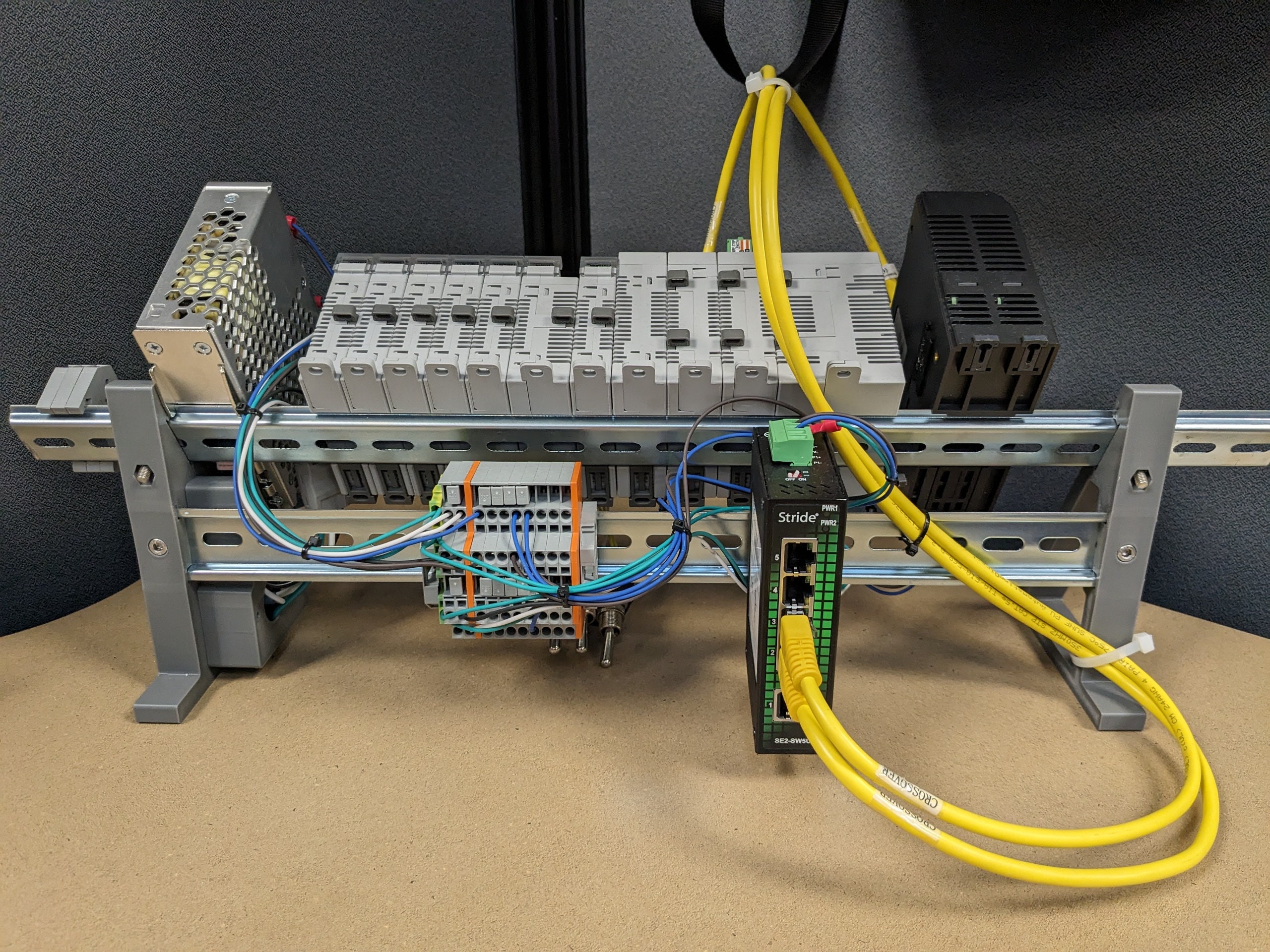 Desktop DIN Rail PLC Trainer / Test Stand for 35 7.5 Rail - Etsy