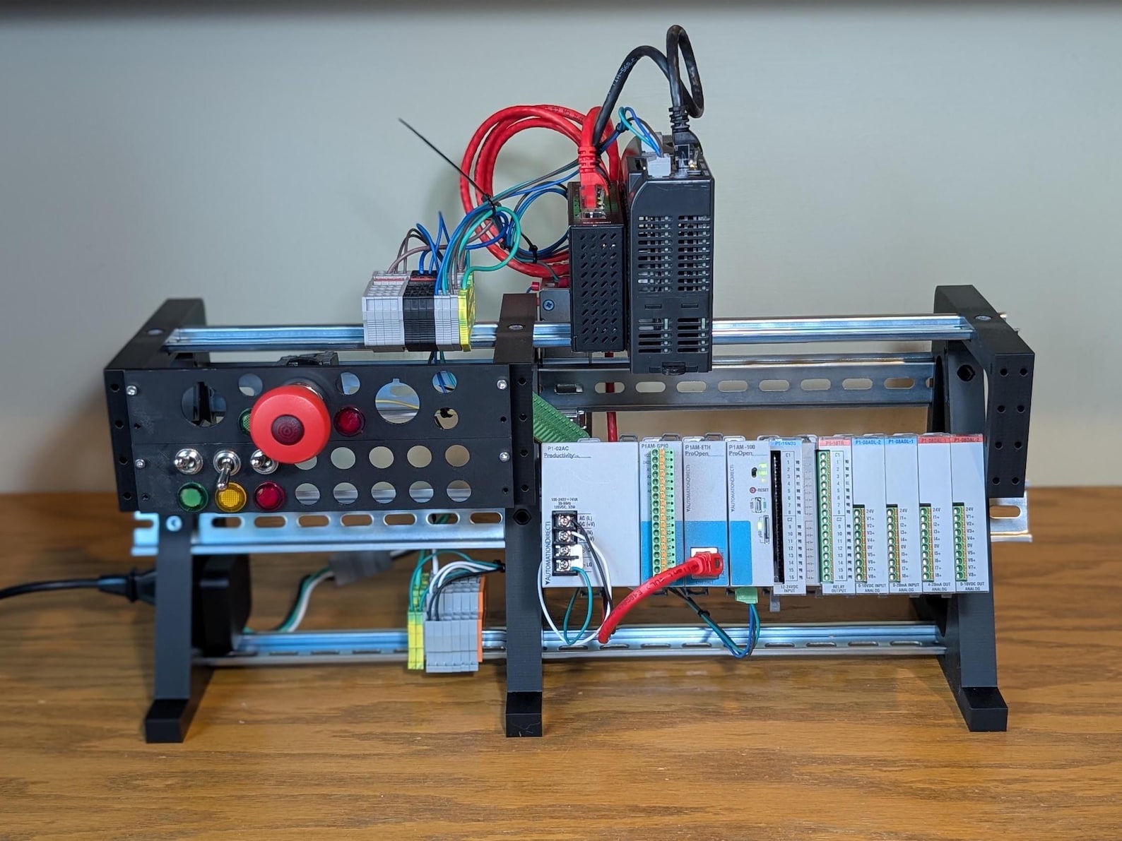 XL Desktop DIN Rail PLC Trainer / Test Stand With Operator Panels! - Etsy