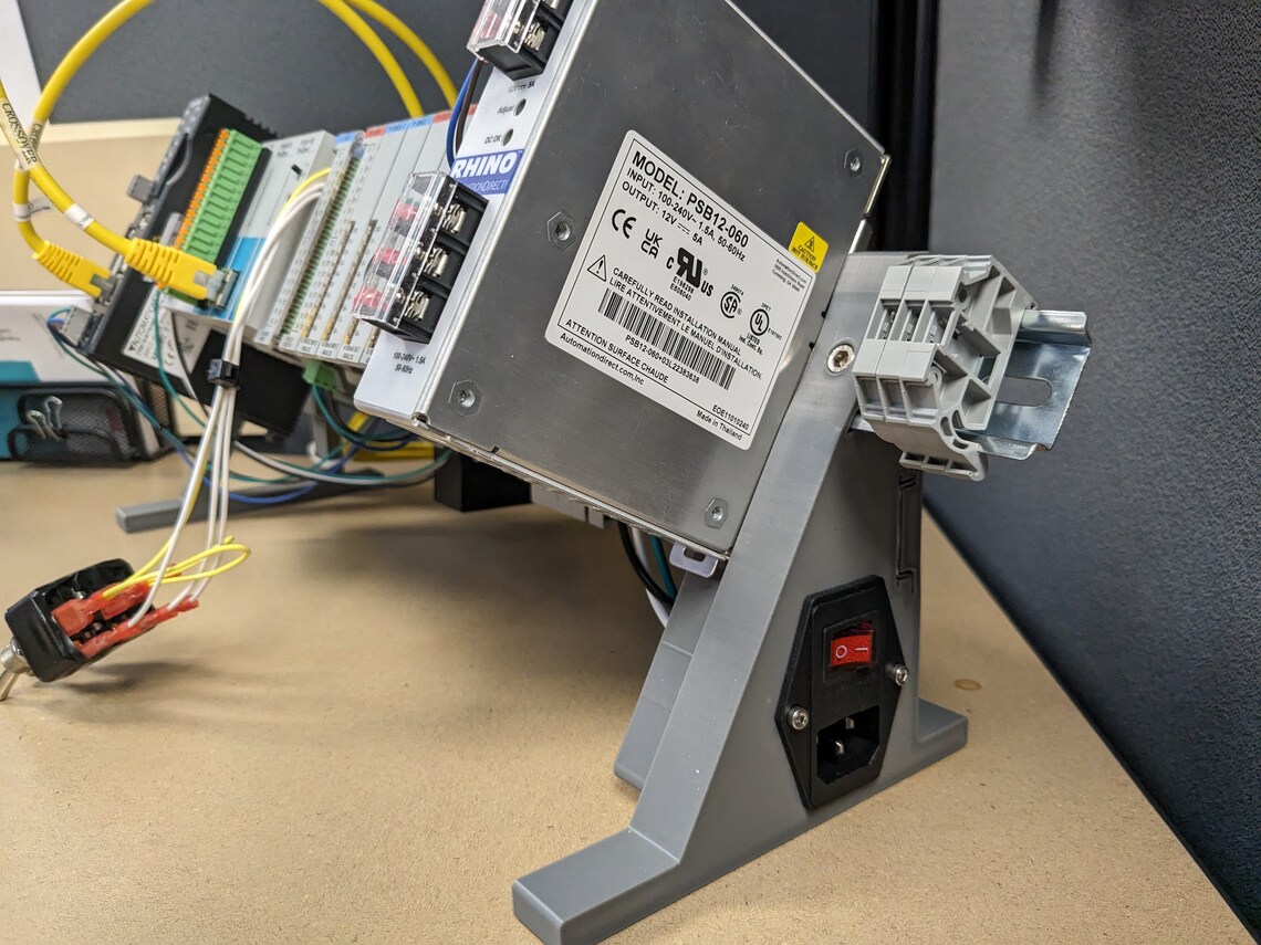 Desktop DIN Rail PLC Trainer / Test Stand for 35 7.5 Rail - Etsy