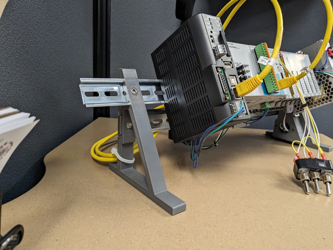 Desktop DIN Rail PLC Trainer / Test Stand for 35 7.5 Rail - Etsy