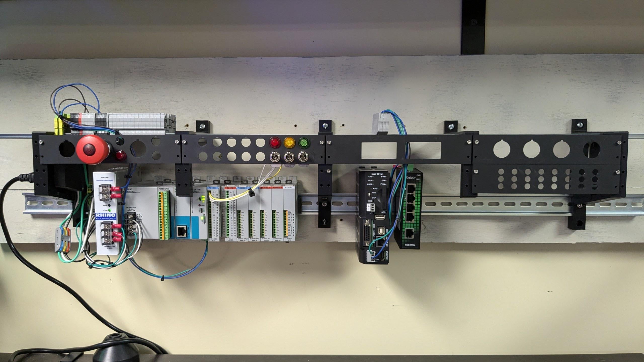 Wall Mounted DIN Rail PLC Trainer / Test Stand for 35 × 7.5 Rail - Etsy