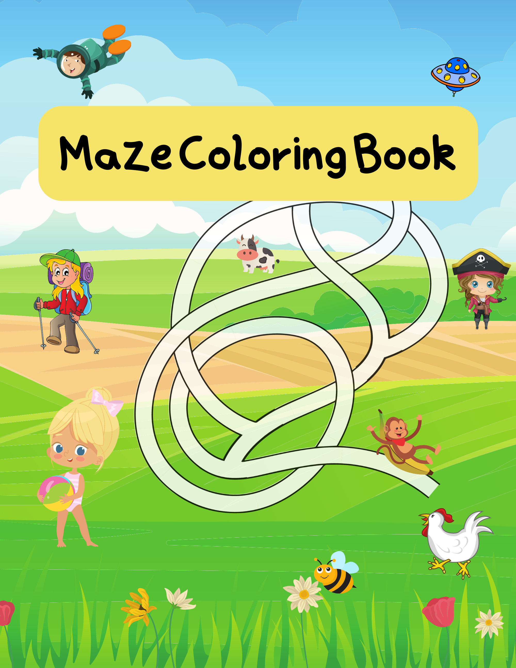 Maze Games for Kids Aged 3-7. Printable Worksheets. Learning Pack - Etsy