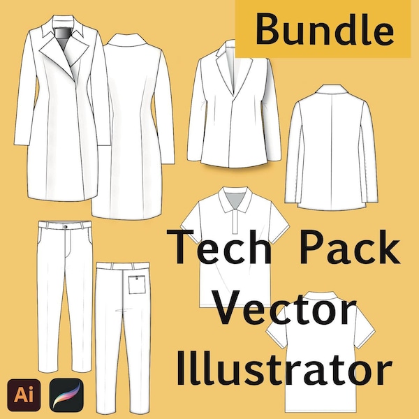 Tech Pack Template - Etsy