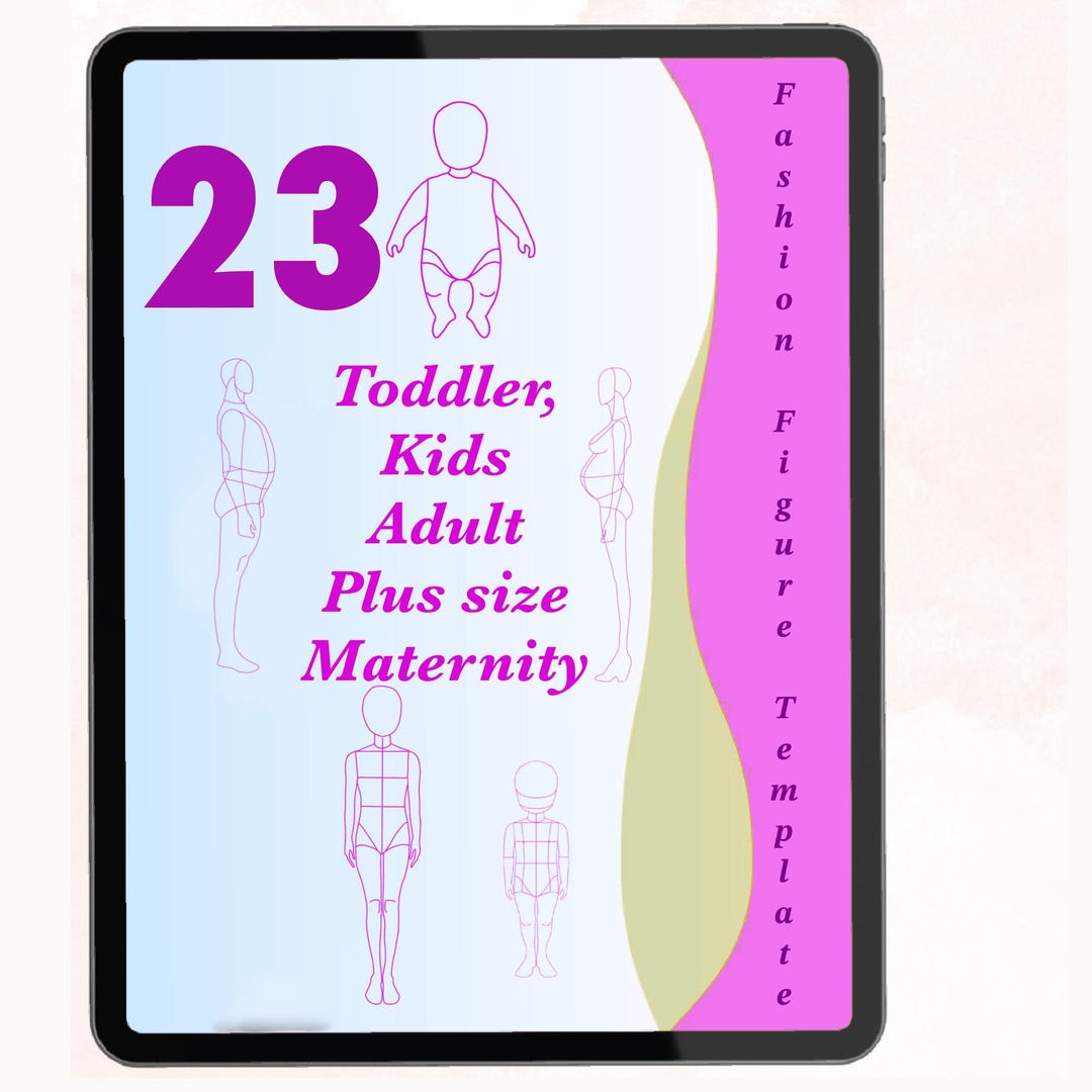 23 Versatile Fashion Templates for Kids, Toddlers, and Adults ...