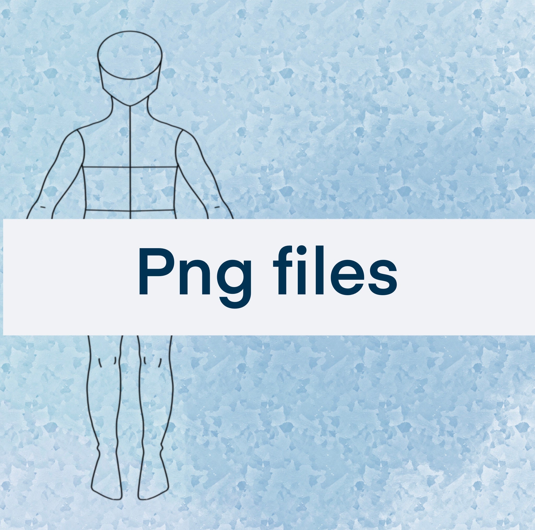 Kids Fashion Figure Templates, Technical Drawing Templates - Etsy