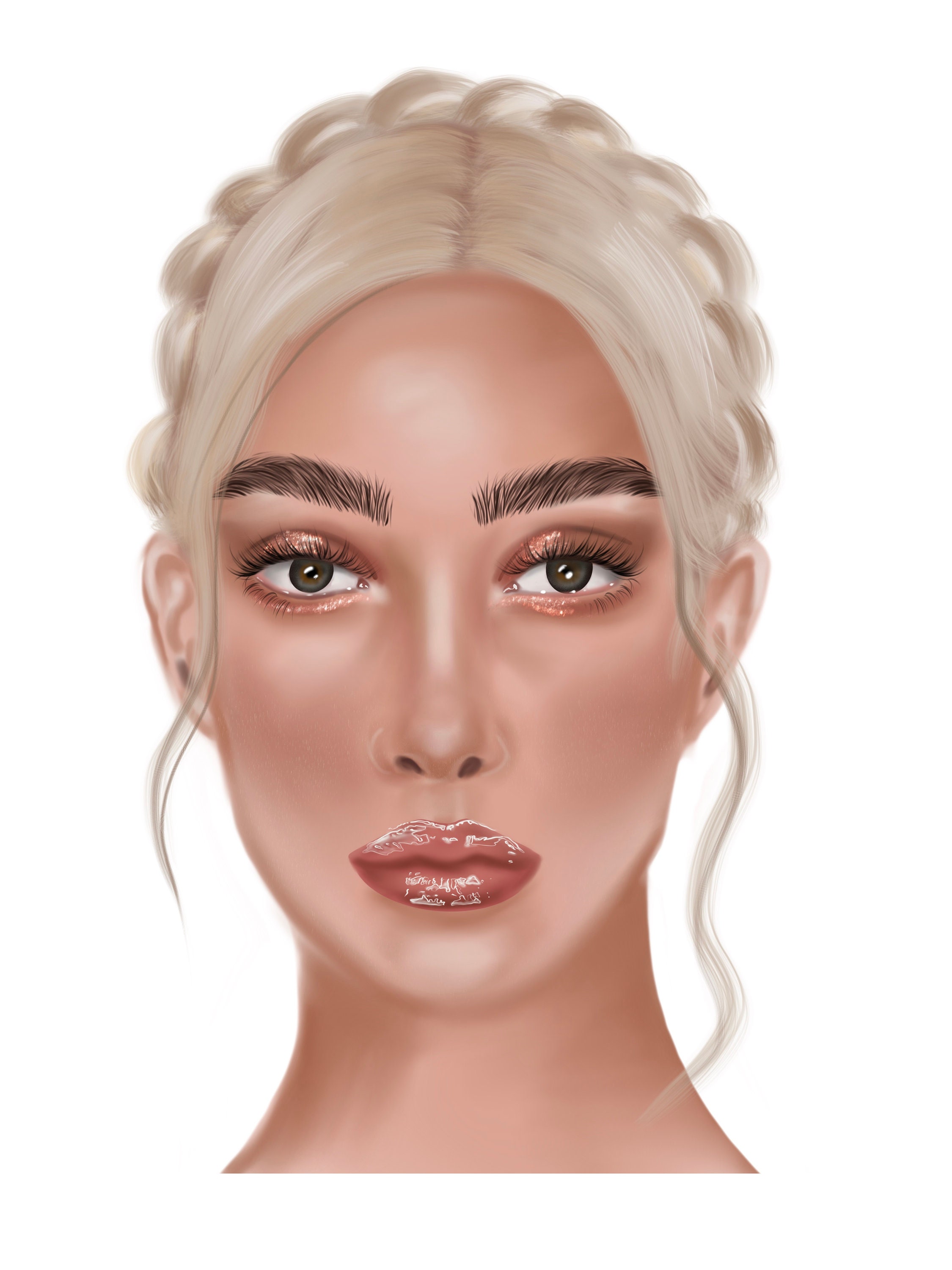 Lip Brushes for Procreate,stamp Brushes for Procreate,glossy Lips - Etsy