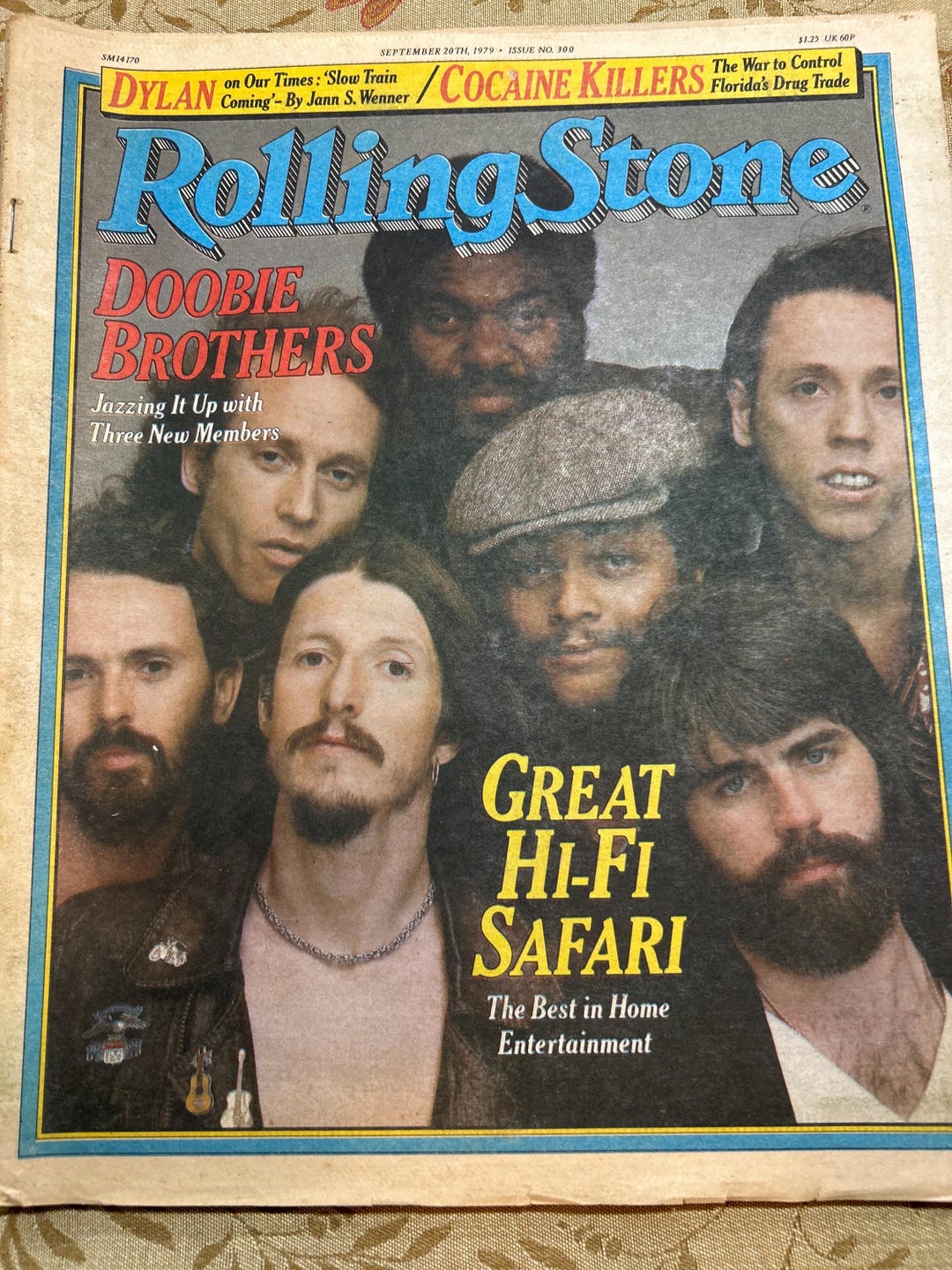 Rolling Stone Magazine Doobie Brothers Cover Issue 300 Dylan September ...