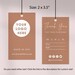 Price Tag Template for Clothing, Boutique Hang Tag Label, Editable ...