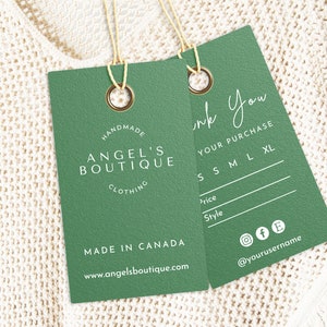 Price Tag Template for Clothing Boutique Hang Tag Label - Etsy