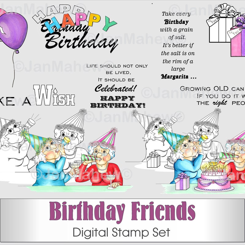 Digital Stamps - Etsy