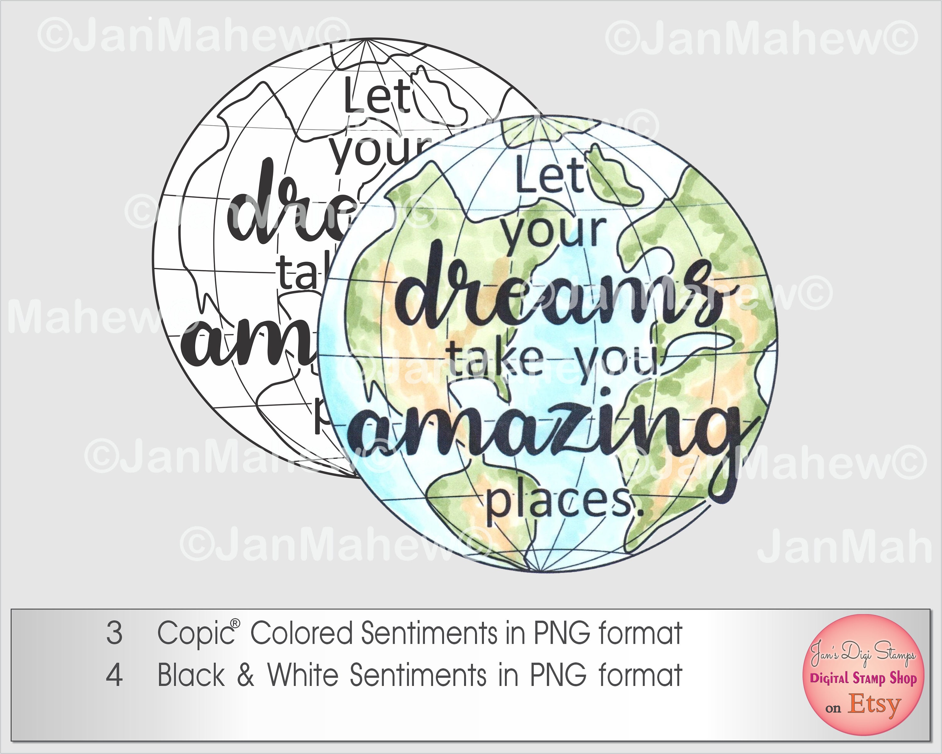 Graduation Digital Stamp Set Instant Digital Download - Etsy