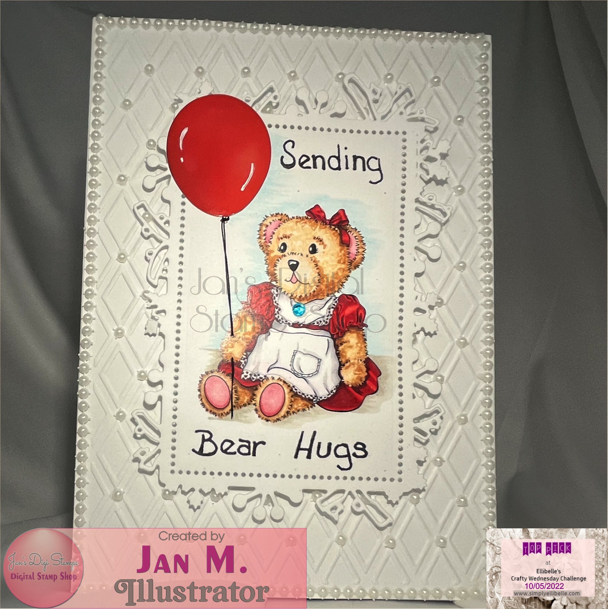 Mrs Teddy Bear Digital Stamp Set Instant Digital Download - Etsy UK