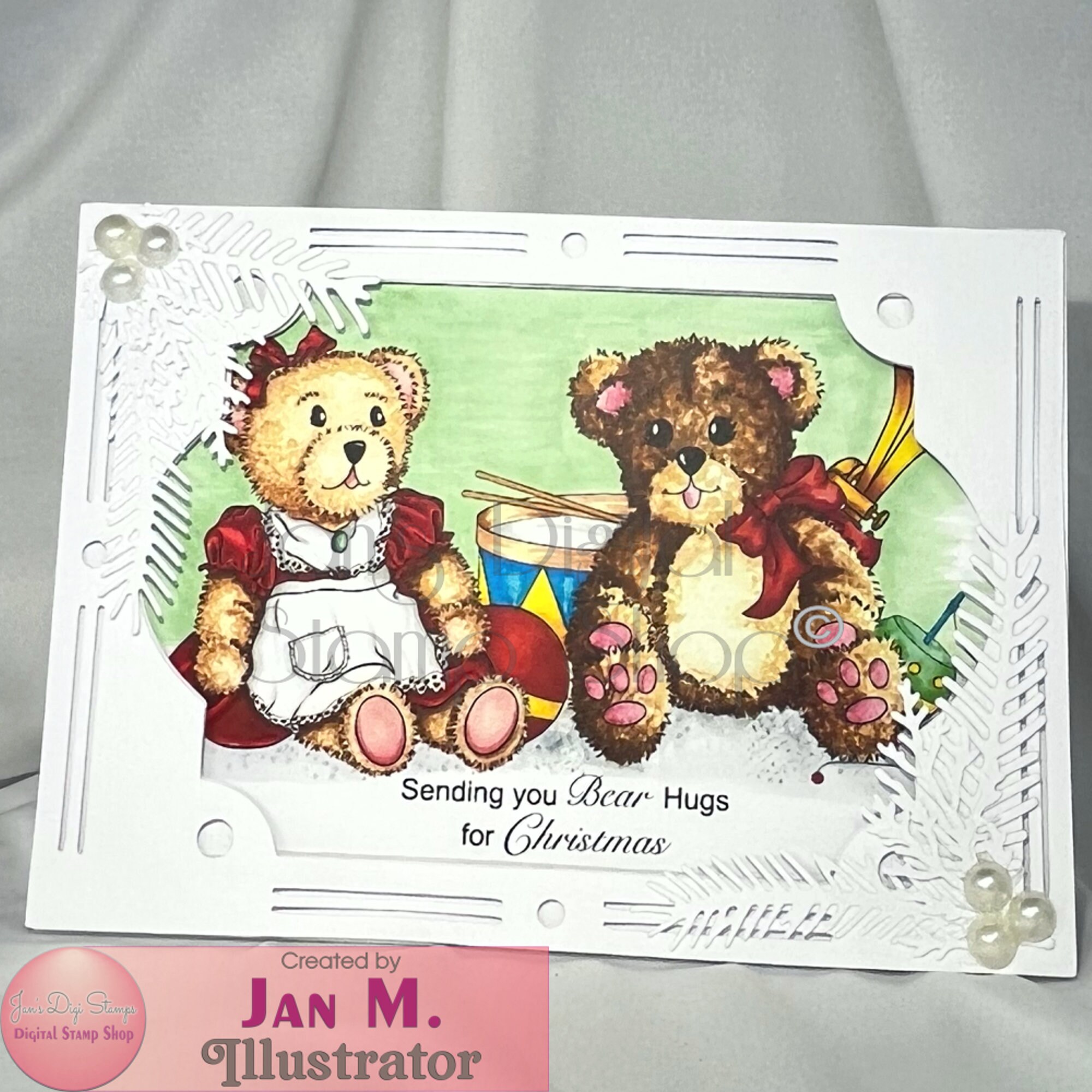 Mrs Teddy Bear Digital Stamp Set Instant Digital Download - Etsy UK