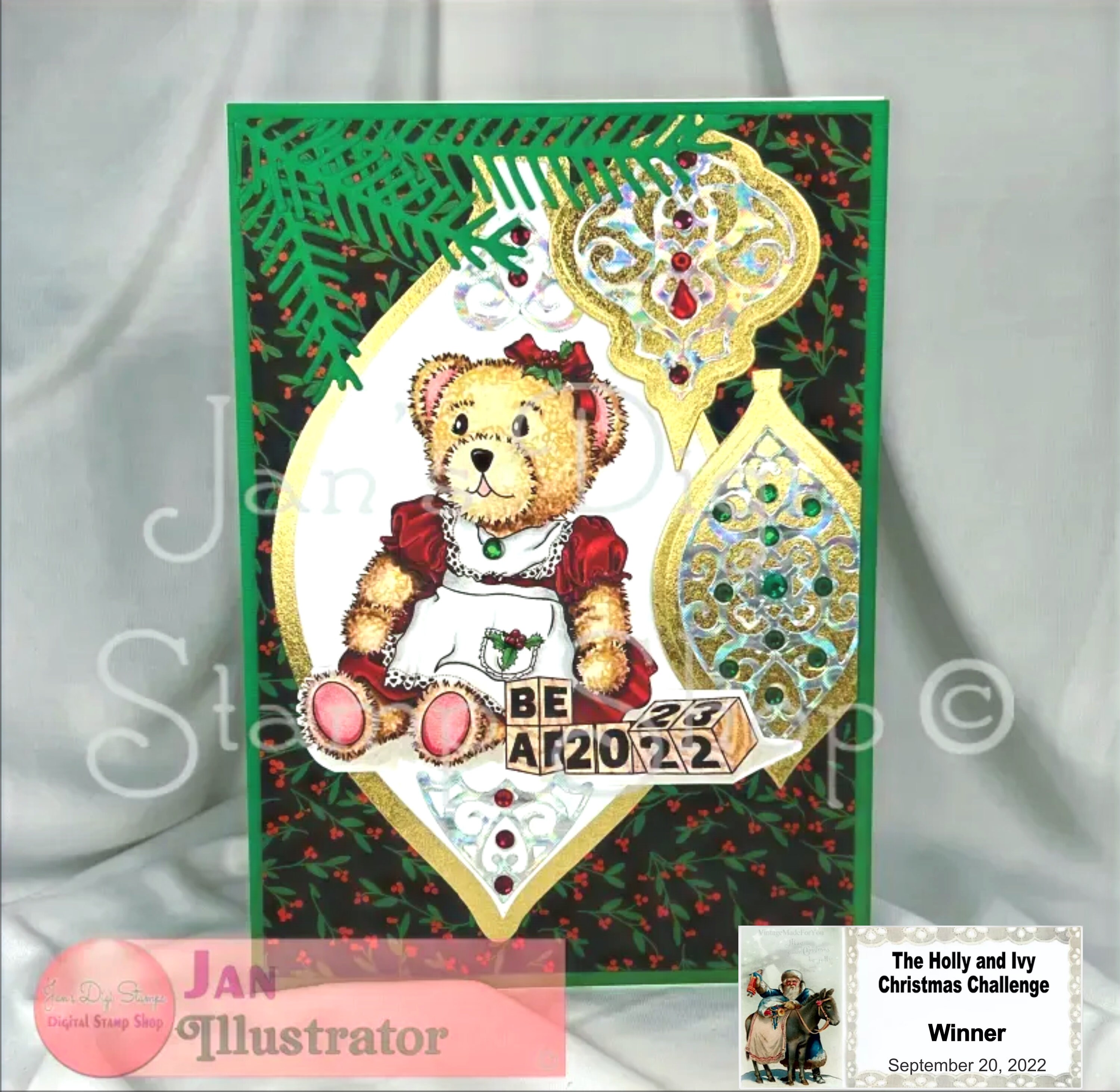 Mrs Teddy Bear Digital Stamp Set Instant Digital Download - Etsy UK